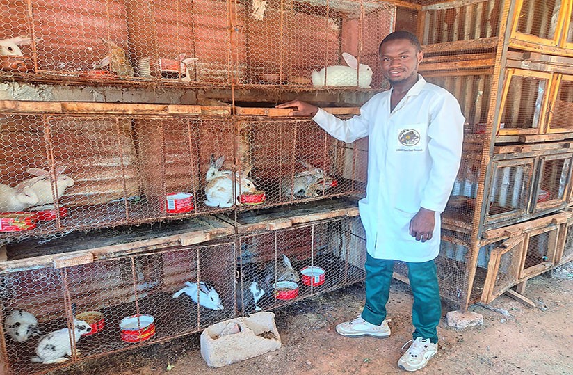 Cuniculteur au Burkina Faso